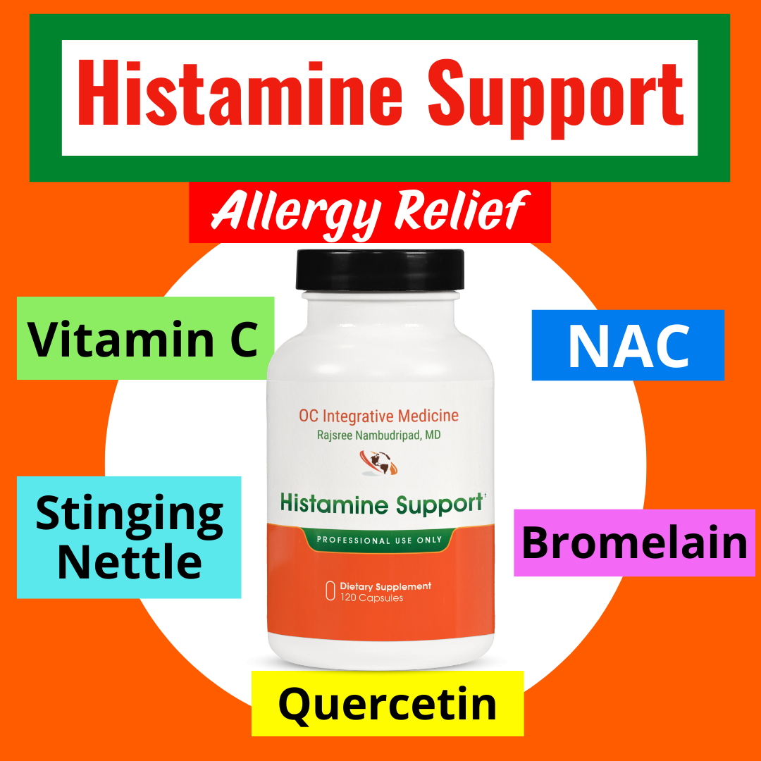 Histamine Support: Allergy Relief – Supplements by Dr. Rajsree