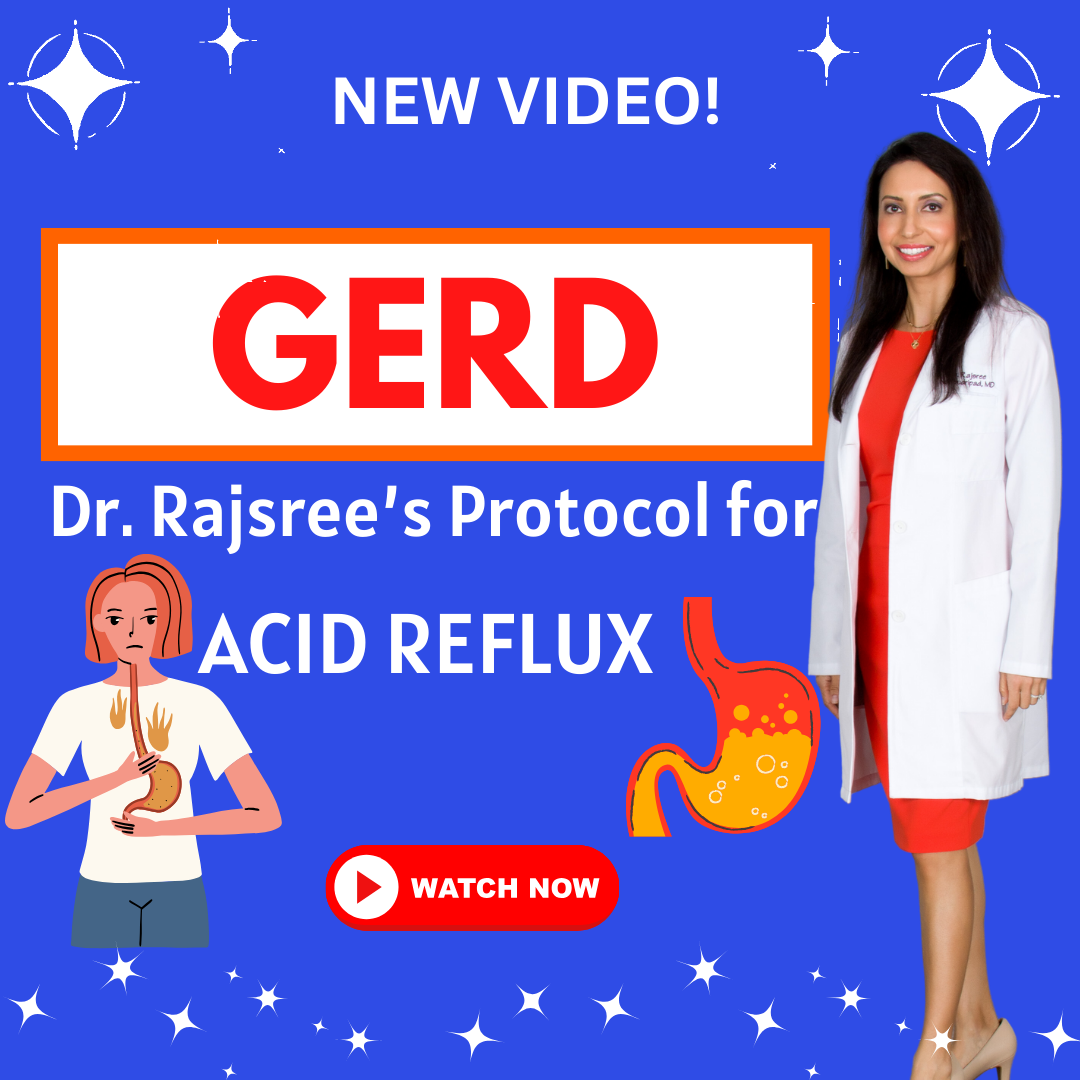 Dr. Rajsree's Protocol for Acid Reflux (GERD) – Supplements by Dr. Rajsree